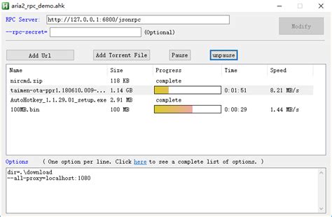 Github Tmplinshi Aria Rpc Demo