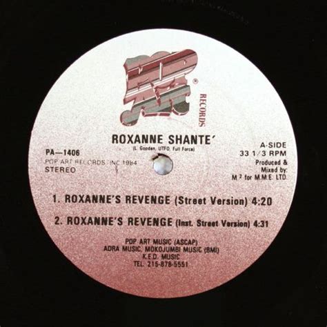 Roxanne Shanté Roxannes Revenge First Pressing Vinyl 12