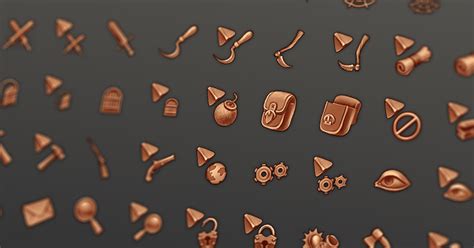 Fantasy Rpg Cursors Copper By Leonid Deburger