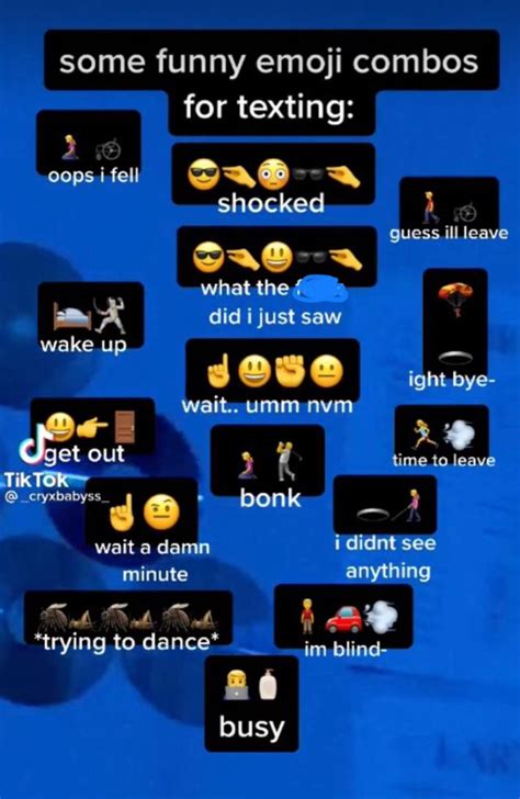 Funny Emoji Combinations