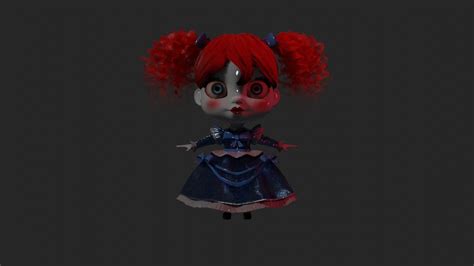Poppy Poppy Playtime Free 3d Model Cgtrader