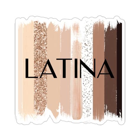 Latina Sticker Matte Vinyl Decal 2x2 Etsy