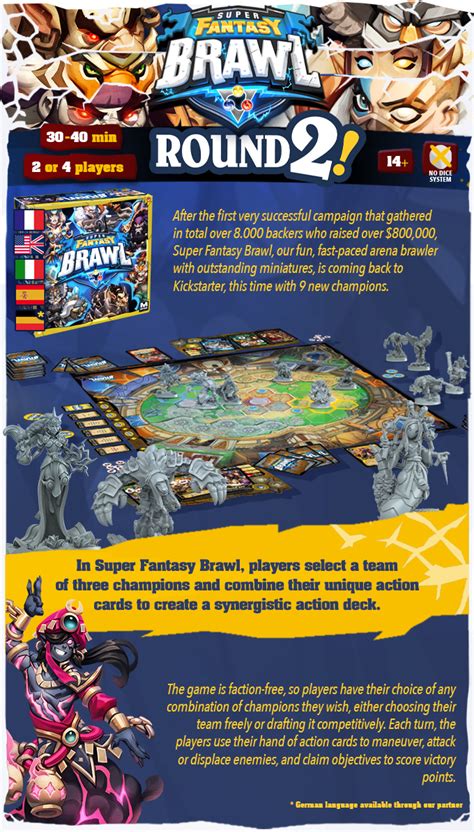 Super Fantasy Brawl: Round 2! by Mythic Games - Gamefound