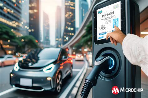 Microchip Touchscreen Controllers For Ev Charger Payment