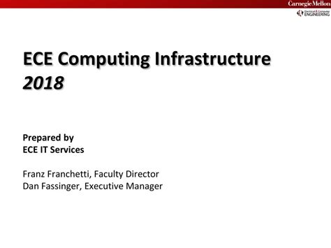 Ece Computing Infrastructure Ppt Download