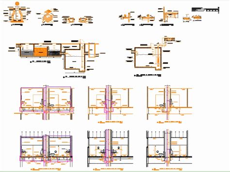 Installation Sanitaire Dans Autocad Téléchargement Cad 303 Mb