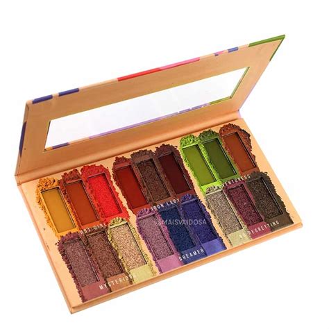 Paleta De Sombras Moody Type Ruby Rose Mais Vaidosa Paleta De