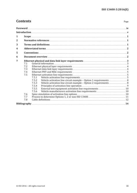 Iso 13400 3 2016 Road Vehicles — Diagnostic Communication Over Internet Protocol Doip — Part 3