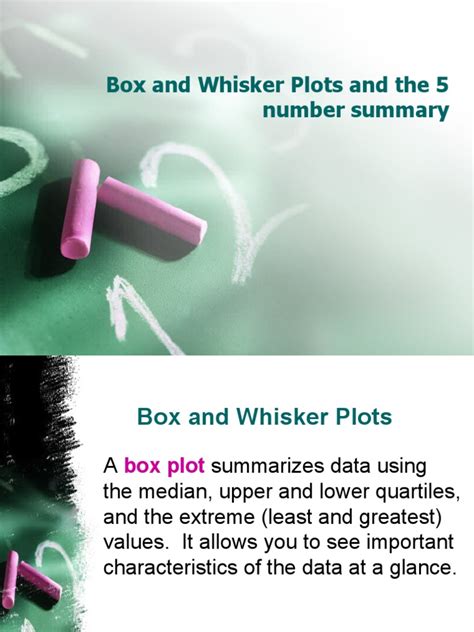 67 Box And Whisker Plots Pdf Quartile Descriptive Statistics