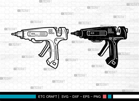 Hot Glue Gun Svg Carpenter Svg Glue Gun Svg Builder Svg Hot Glue