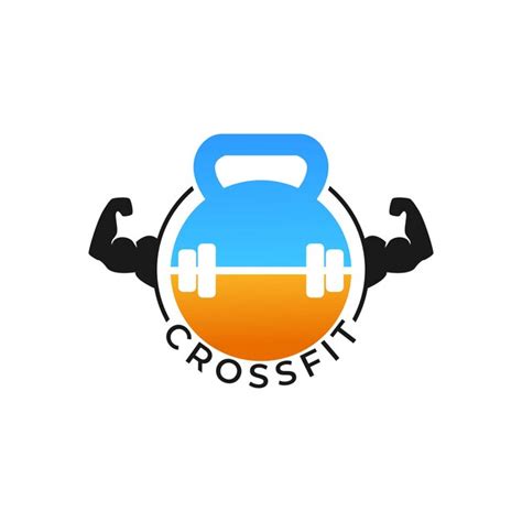 Premium Vector Crossfit And Gym Logo Icon Vector Illustration