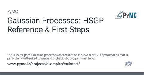Gaussian Processes Hsgp Reference And First Steps — Pymc Example Gallery