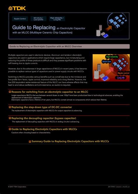 Pdf Reasons For Switching From An Electrolytic Capacitor To An