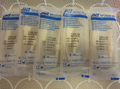 全新皮下水配件 Jms Infusion Set無菌輸液管 Extension Tube延長管 Three Way三向頭 Terumo 20cc Ml側咀針筒 貓狗 寵物用品 寵物家品及