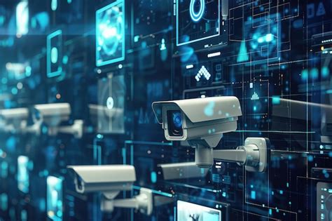 Advanced Sovereign AI System Monitoring Surveillance Cameras Identifying Security Risks