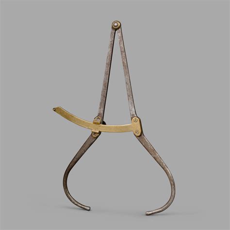 Bertillon Thickness Compass End Of XIXth C MEMENTO MORI