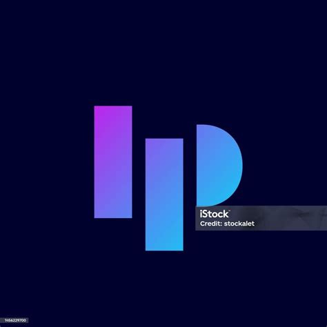 Logo Monogramme Ip Lettre Majuscule I Lettre P Icône De Police