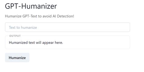 Github Sarcasterxogpt Humanizer A Pynecone App That Converts Ai Generated Text Into Human Github Sarcasterxogpt Humanizer A Pynecone App That Converts Ai Generated Text Into Human