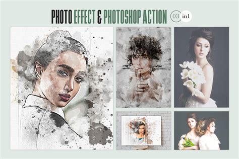 Photoshop Action Editable Photoshop Photo Effect 08