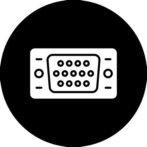 Vga Port Vector Icon Style 22621352 Vector Art At Vecteezy