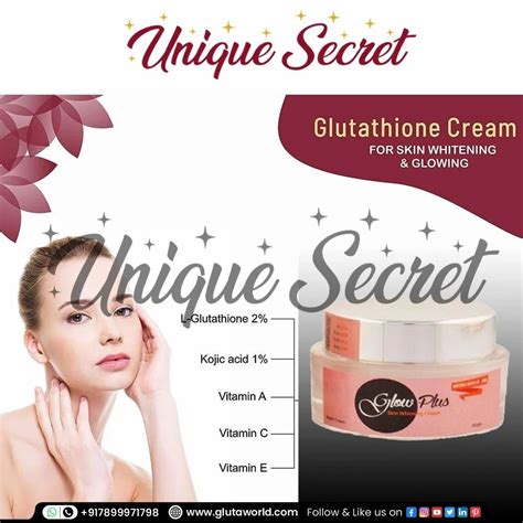 Glow Plus Skin Whitening Cream Packaging Size 30 Gm At Rs 3300piece