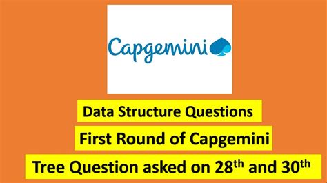 Capgemini Data Structure Question Asked On 28th And 30th August 2020
