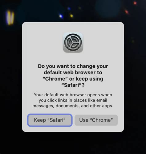 Default Browser Switching
