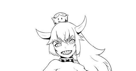 クッパ姫 Bowsette 伊諾克のイラスト Pixiv
