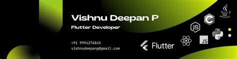 vishnu deepan p flutter developer coding enthusiast turning ideas