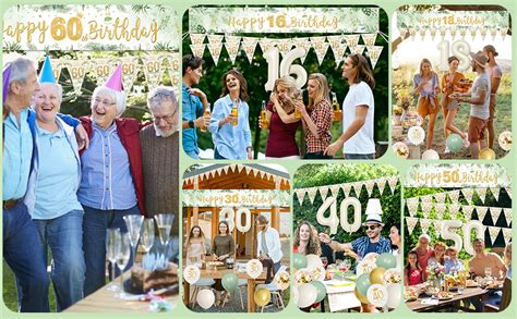 40th Birthday Decorations For Women Men Swpeed Decoration Kit With