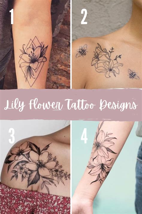 53 Lily Flower Tattoo Ideas That Are Beautiful Meaningful Artofit