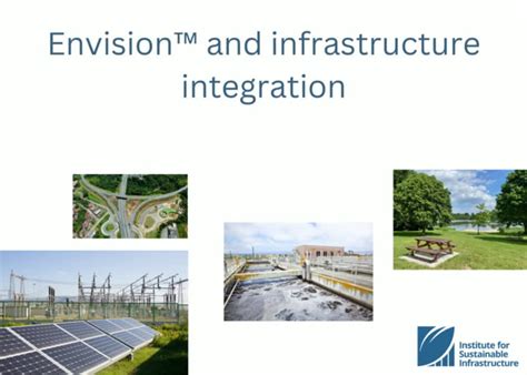 Institute For Sustainable Infrastructure On Linkedin Envision And Infrastructure Integration