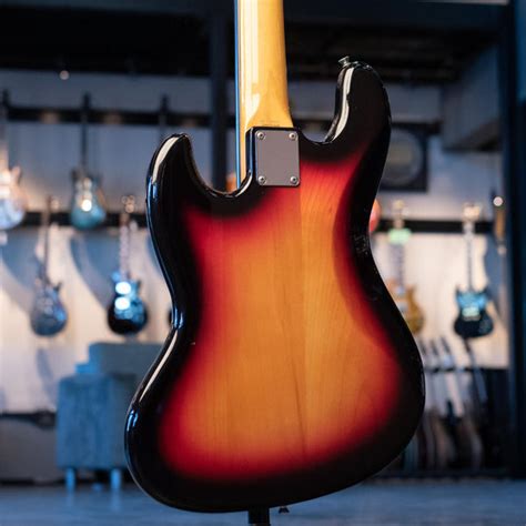 Used Fender Jazz Bass Crafted In Japan 1993 Sunburst With Case