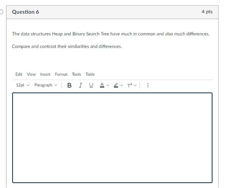 Solved The Data Structures Heap And Binary Search Tree Have Chegg