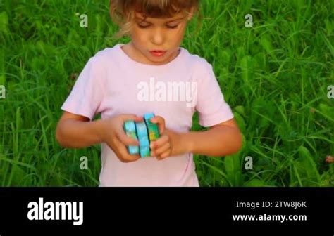 Girl With Rubiks Cube Stock Videos And Footage Hd And 4k Video Clips