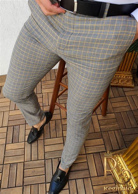 Pantaloni De Barbati Eleganti Croiala Slim Fit Colectia 2020 Pn406