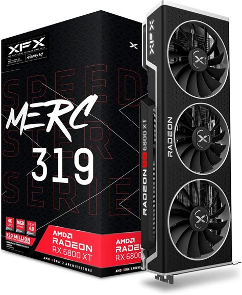 Amazon Com XFX Speedster MERC319 AMD Radeon RX 6800 XT CORE Gaming Graphics Card With 16GB