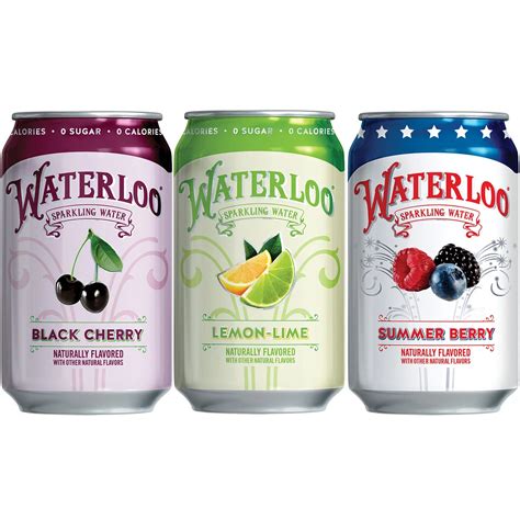 Waterloo Flavorful Fizzy Carbonated Sparkling Water Variety Pack 12oz