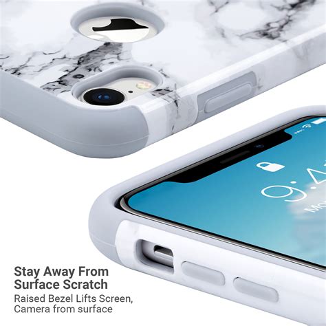 Iphone Xr Case Ulak Slim Fit Hybrid Soft Silicone Hard Back Cover Anti