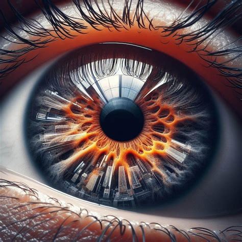 Closeup Eye Human Eye Macro Shot Eyes Beautiful Eye Premium Ai