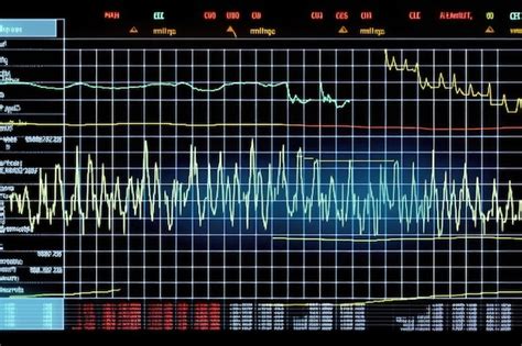 Premium Ai Image Oscilloscope Waveform On Its Screen Generative Ai