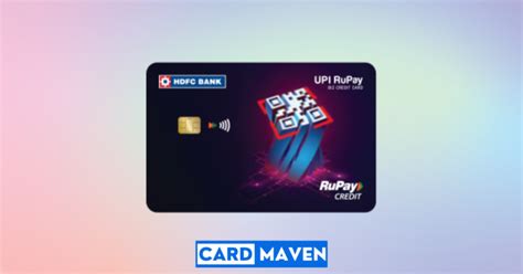 HDFC Bank Rupay Credit Card Review Card Maven