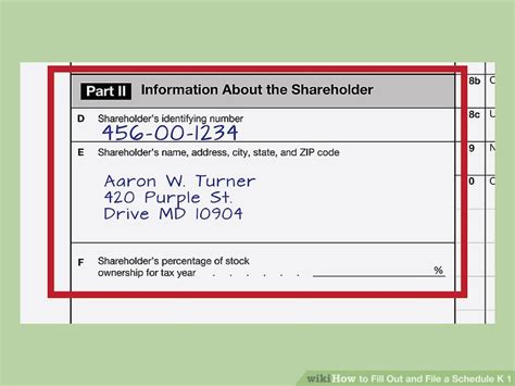 How to Fill Out and File a Schedule K 1 (with Forms) - wikiHow
