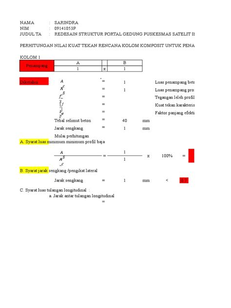 Pdf Perhitungan Xlsx Dokumen Tips