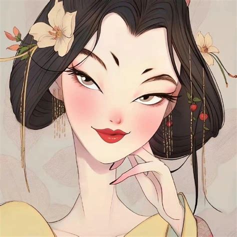 百看不厌的绝美头像古风女头中国传统古风女生动漫头像