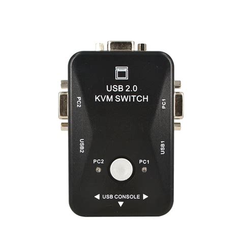 Kebidumei 2 Port Usb Kvm Switch Switcher Box Vga S Grandado