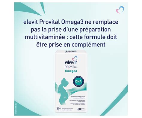 Elevit® Provital Omega3 Dha Complément Alimentaire