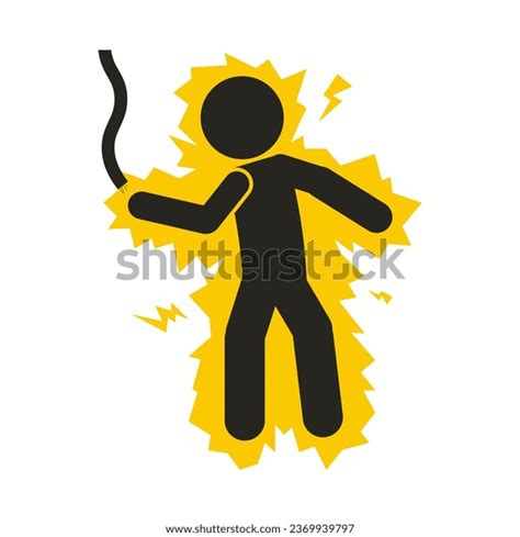 Isolated Vector Isolated Danger Precaution Sign Stock Vector Royalty