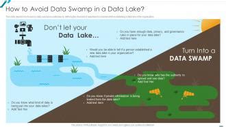 Data Lake Formation With AWS Cloud How To Avoid Data Swamp In A Data Lake PPT Slide