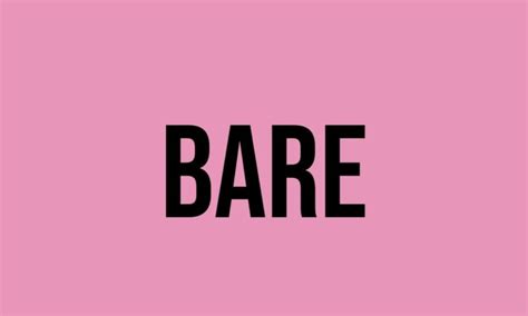 What Does Bare Mean Meaning Uses And More FluentSlang